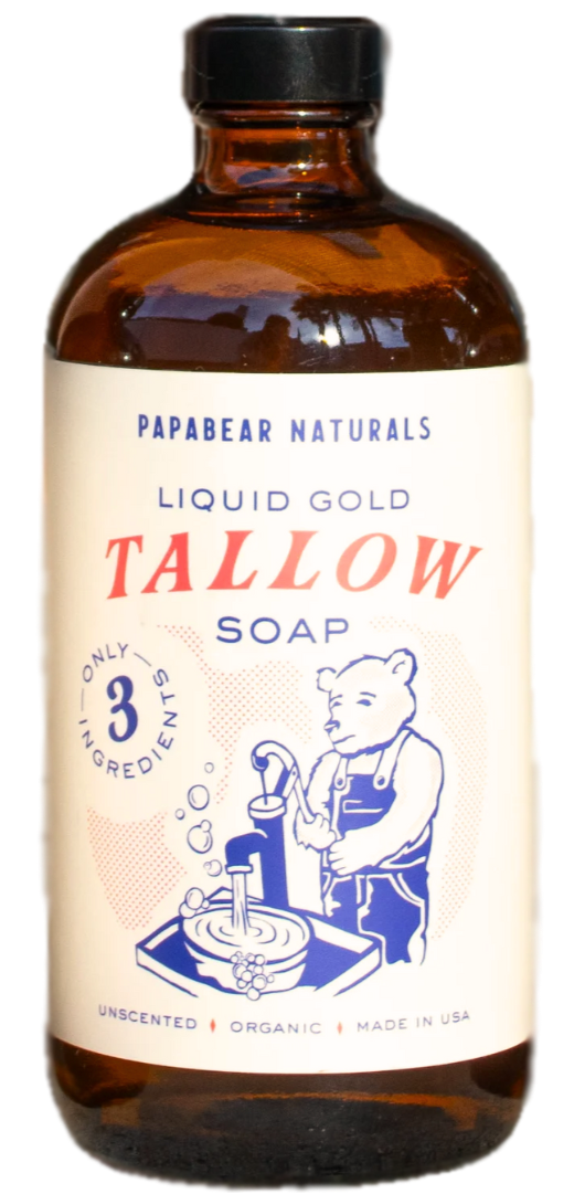 Liquid Gold Tallow Soap – PapaBear Naturals